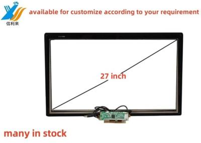 China 27 pulgadas pantalla táctil capacitiva proyectada con múltiples toques (PCAP) Panel táctil personalizable Monitor táctil impermeable a aceite lápiz táctil pantalla LCD anti-UV tableta en venta