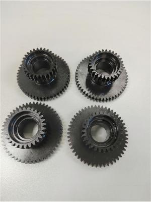 China C45 double spur gear + black oxide for sale