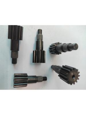 China C45 spur gear + blackening + diamond knurl for sale