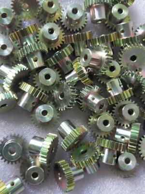 China Colored zinc plated gear for sale