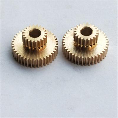 China Brass double gear for sale