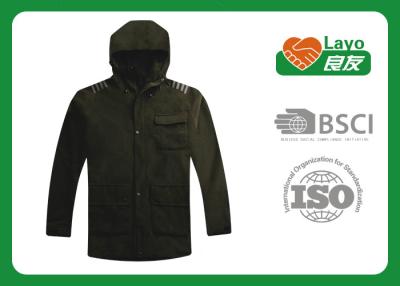 China Layo Olive Outdoor Fleece Jackets For Hunting / Hiking / Camping for sale