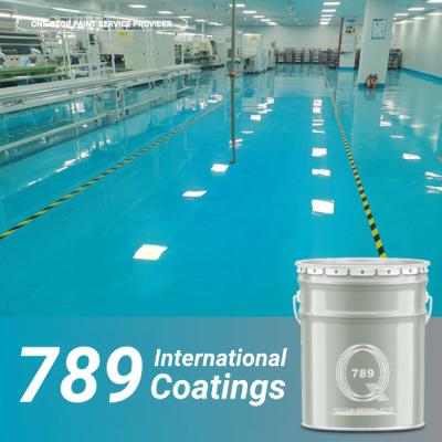 China Slip Resistant Industrial Epoxy Floor Coating Self Leveling Concrete Paint for sale