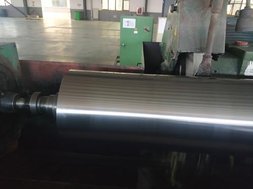 Quality 7mm Harden Layer 45 Steel Corrugating Pressure Roll for sale