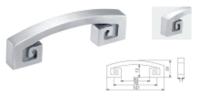 China Solid 304 Stainless Steel Cabinet Handle Wire Pull Tube Bar 12x12mm Custom Length for sale