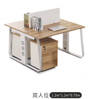 China Home Office Wooden PC Study Table With 2 Layer Large Deep File Drawer Cabinet Computer Desk for sale