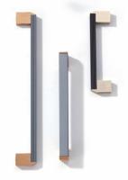 China Anodized Aluminum Drawer Pull Handle Oven Door Modern Style 96-224mm C-C for sale