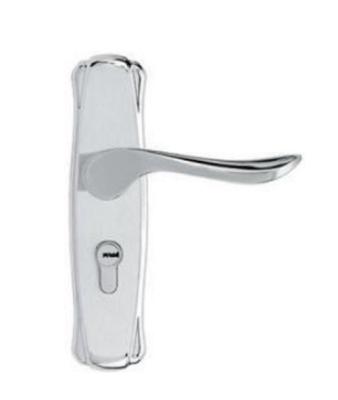 중국 Aluminium Alloy Lever Door Handle Lock Security Entry Stainless Steel Oxidation With Plate 판매용
