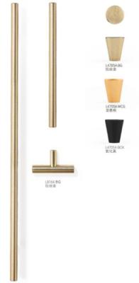 Chine L'allumage d'aluminium massif monté en retrait Cabinet de meubles Armoire poignée Pour la décoration de la maison L 150mm x W34.5mm x D 18.4m à vendre