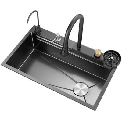 China Nano Kitchen 304 Stainless Steel Handmade Small Sink Single Tank Undercounter Basin Sink Wholesale From China Factory for sale
