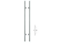 China Brushed Nickel Door Handles CE Certified Stainless Steel 304 Custom Length 100-2000mm for sale