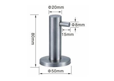 Cina Fermata di porta fissa di acciaio inossidabile degli accessori della porta dell'hardware della mobilia Sofa Legs moderno in vendita