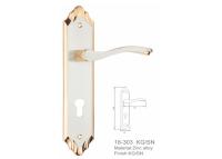 China Zinc Alloy Door Handle 85mm/58mm with Custom Key Shape - Corrosion Resistant Hardware for sale