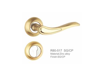 China Wooden Doors Zinc Alloy Door Handle Wide Application Customized Size for sale