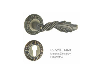 Cina La porta di immaginazione dell'Iran tratta e chiude le maniglie a chiave di porta in lega di zinco decorative 85mm in vendita
