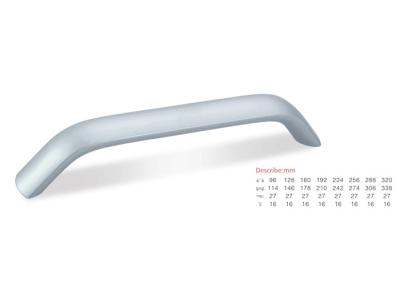 China Manija de aluminio 64, 96, 128m m del tirón de la manija del tirón de la cocina del cajón del gabinete de los accesorios de los muebles en venta