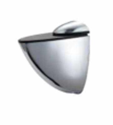 China Wardrobe Bracket Closet Rod End Supports Garment Closet Pole End Support Zinc Alloy Clothes Tube Holder for sale