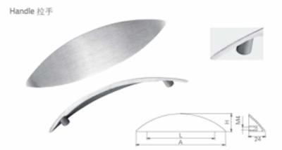 China Staal SUS304 Kasten Handleed Meubels Roestvrij staal 304 Handle Keukenkasten Door Handle for sale