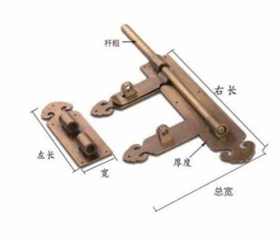 Китай Скрытый медный врезной засов, дверной замок, функция запирания и отделка матовым никелем для охраны продается