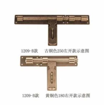 Китай Скрытый медный врезной засов, дверной замок, функция запирания и отделка матовым никелем для охраны продается