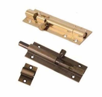 China Furniture Hardware Padbolt Profile Steel Hardware Slide Brass Security Latch Lock Door Bolt Tower Bolt For Security for sale