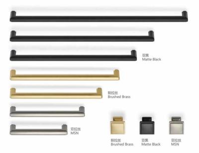 China Modern Design Black Bar Pull for sale