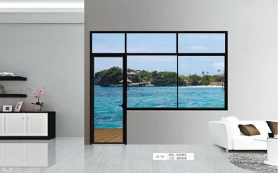 China Design Panoramic Modern Ultra-thin Ultra-narrow Aluminum Alloy Frame Interior Living Room Rolling Pull Door Mall Garage Garden for sale