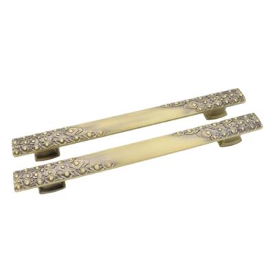 China Rust-Proof Aluminum Alloy Cabinet Pulls Surface-Mounted Drawer Handles with Self-Tapping Screws for Kitchen Wardrobe for sale