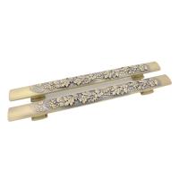 China Aluminum Cabinet Pull Handles 0.5 Inch Thick Surface Mount Drawer Pulls with M4 Screws for sale