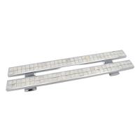 China Aluminum Cabinet Pull Handles 0.5 Inch Thick Surface Mount Drawer Pulls with M4 Screws for sale