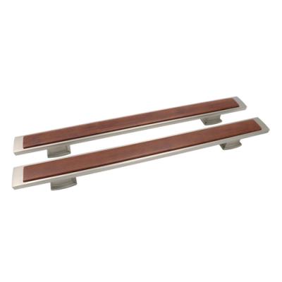 China Wrapped By Foil Paper Or CPL Aluminium Pull Handles Modern Style Durable And Stylish Hardware For Cabinets Doors Drawers for sale