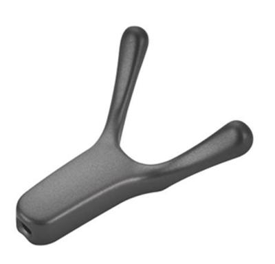 China Modern Black Wall Mounted Hanger Hooks Zinc Coat Hooks for sale