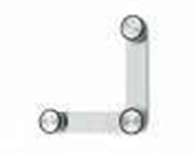 China Stainless Steel Sliding Door Rollers Connector Glass Door Pivot Top Pivot Pole Short for sale