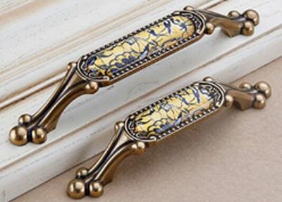 China Wardrobe Door Dresser Pull Handles , Cabinet Nordic Bronze Pull Handles for sale