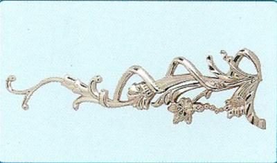 중국 서류상 관 머리와 장례식을 위한 백색 플라스틱 도금 관 부속품 판매용