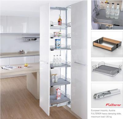 China Tall Larder Pull - Out Cupboard Modern Kitchen Accessories For Modular Kitchen for sale