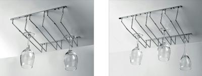 Cina Accessori contemporanei della cucina dello scaffale di immagazzinamento nel calice che appendono il supporto di tazza di vetro in ferro in vendita