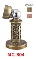 China Strong Magnetic Floor Door Stopper AC Finish 50mm Iron Hardware Fitting for sale