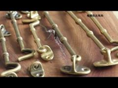 New Stylish Brass Hook Hanger Bathroom Accessories Single Hanger Coat Hooks and Wholesale Manufacture
