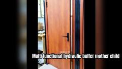 Multi functional hydraulic buffer mother child hinge invisible door chamber door silent closing door