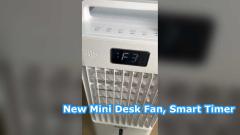 New Mini Desk Fan, Smart Timer Silent Home Outdoor Air Cooler for Desktop