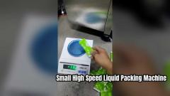 Small High Speed Liquid Packing Machine Honey / Pepper Sauce Packing Machine
