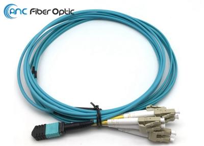 Cina Assemblee di cavo a fibre ottiche di OM3 8F MPO in vendita