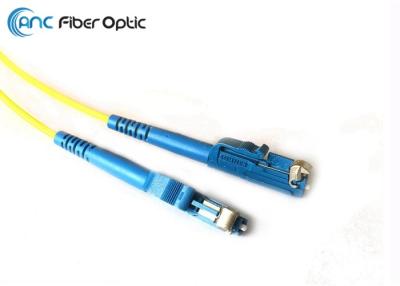 China UPC Fiber Optic Patch Cord LSZH SM Duplex 2.0mm LC UPC - HS LX.5 Space Saving for sale