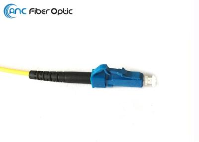 China UPC Fiber Optic Patch Cord LSZH SM Duplex 2.0mm LC UPC - HS LX.5 Space Saving for sale