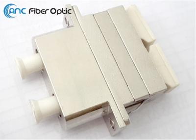China LC-SC LC-FC LC-ST Duplex Metal Housing Fiber Optic Adapter for sale
