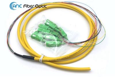 China Sm G652d Fiber Optic Pigtail Sc / Apc Connector for sale
