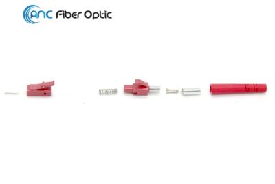China Blue Green Aqua Violet LC Fiber Connectors In Short Or Standard Boot Pull Proof for sale