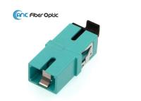 China Low Insertion Loss Flangeless SC Fiber Adapter Simplex Duplex with Inner Shutter for sale