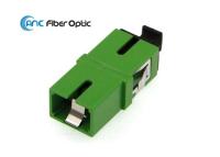 China Low Insertion Loss Flangeless SC Fiber Adapter Simplex Duplex with Inner Shutter for sale